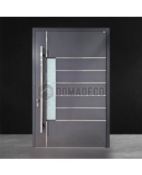 LIM AP02 - porte d’entrée contemporaine en aluminium Domadeco